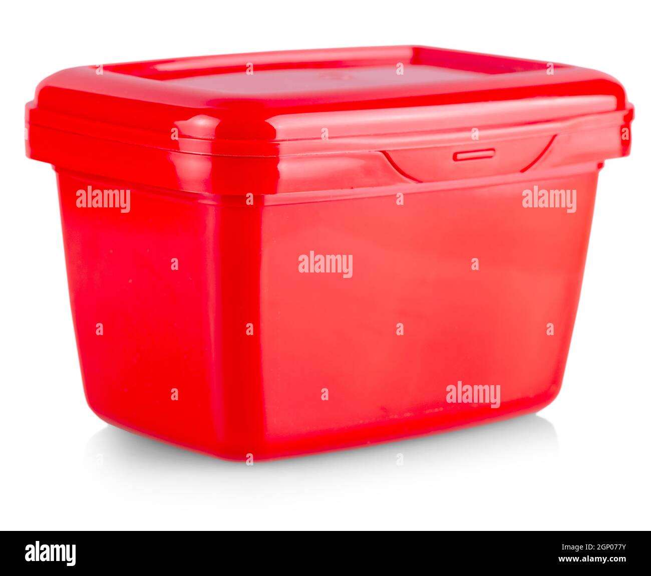 red plastic box with spicy Korean sauce isolated on white Stock Photo ...