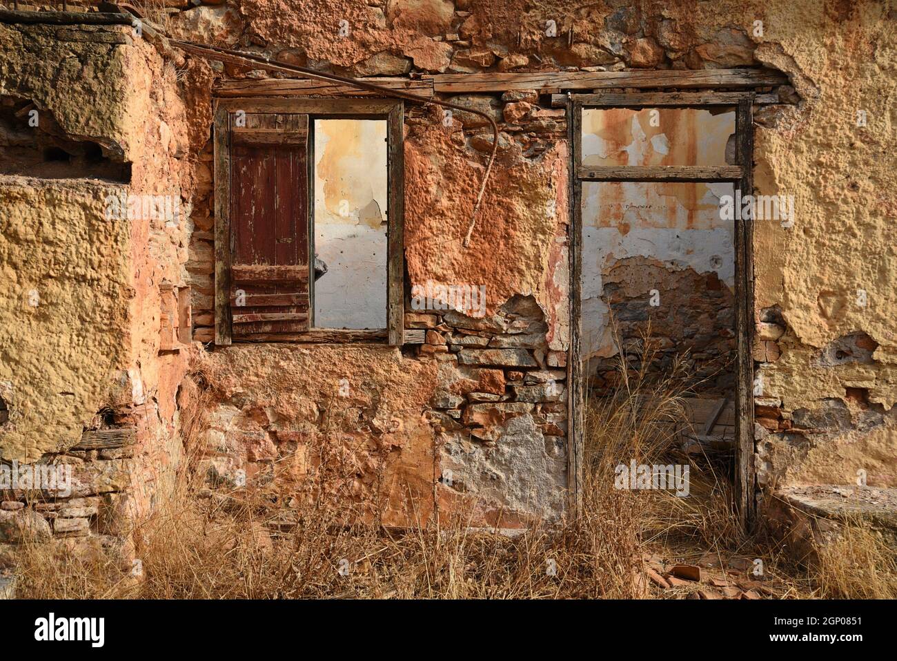 Historic greek stone windows doors hi-res stock photography and images ...