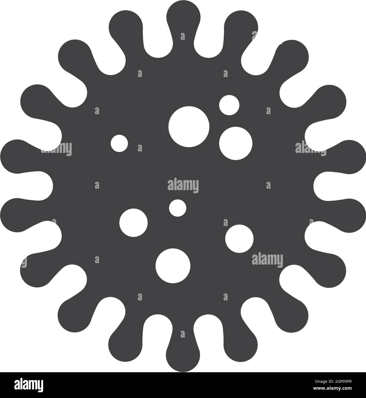 virus and bacteria icon vector illustration design Stock Vector Image ...