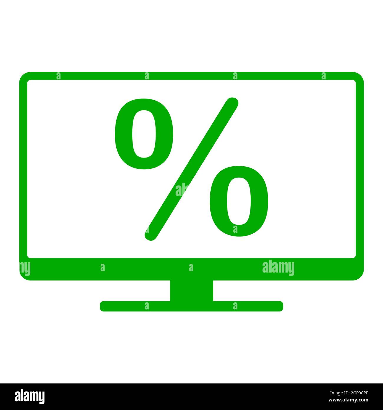 Percent and screen Stock Photo - Alamy