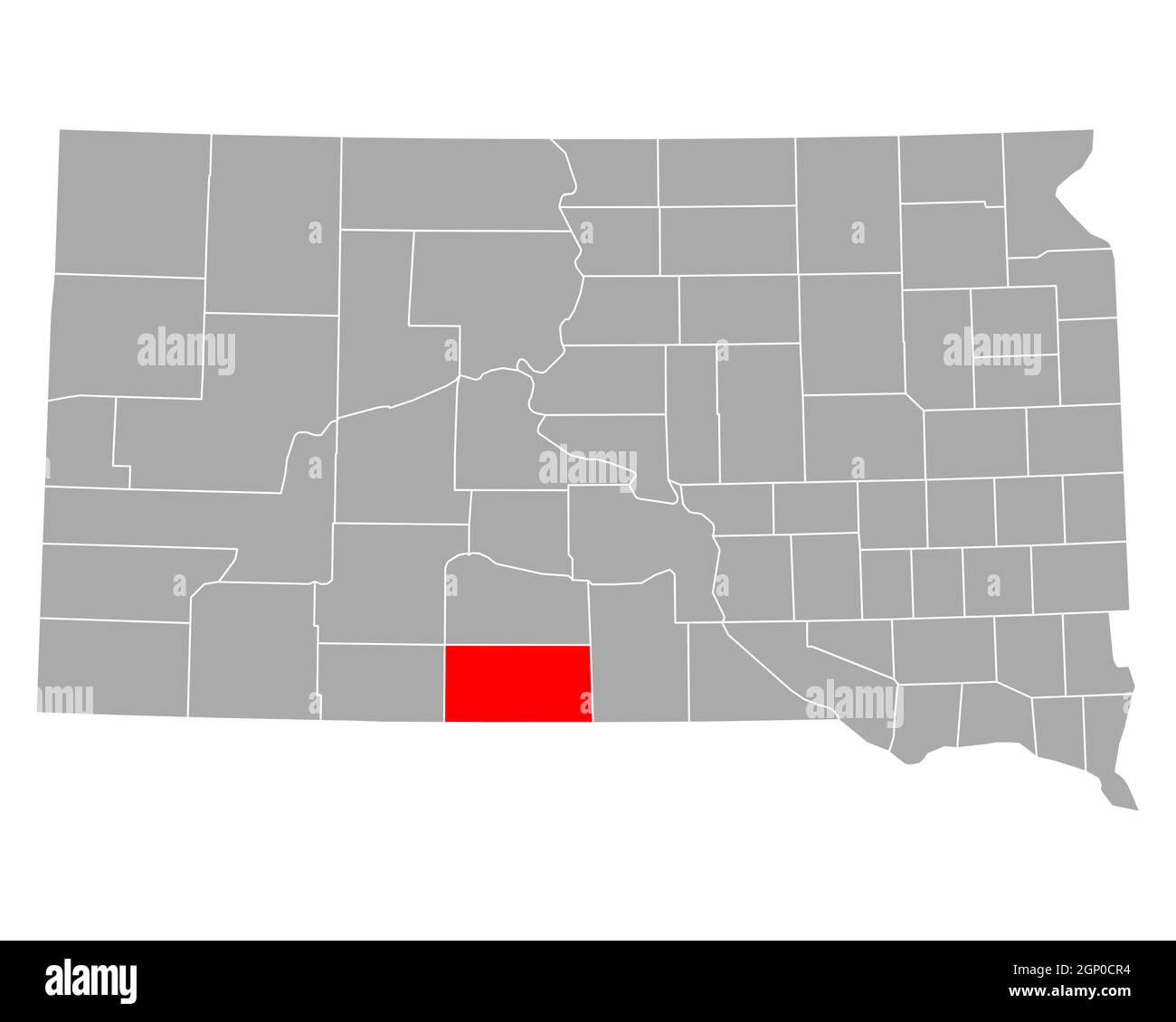 Todd county map hi-res stock photography and images - Alamy