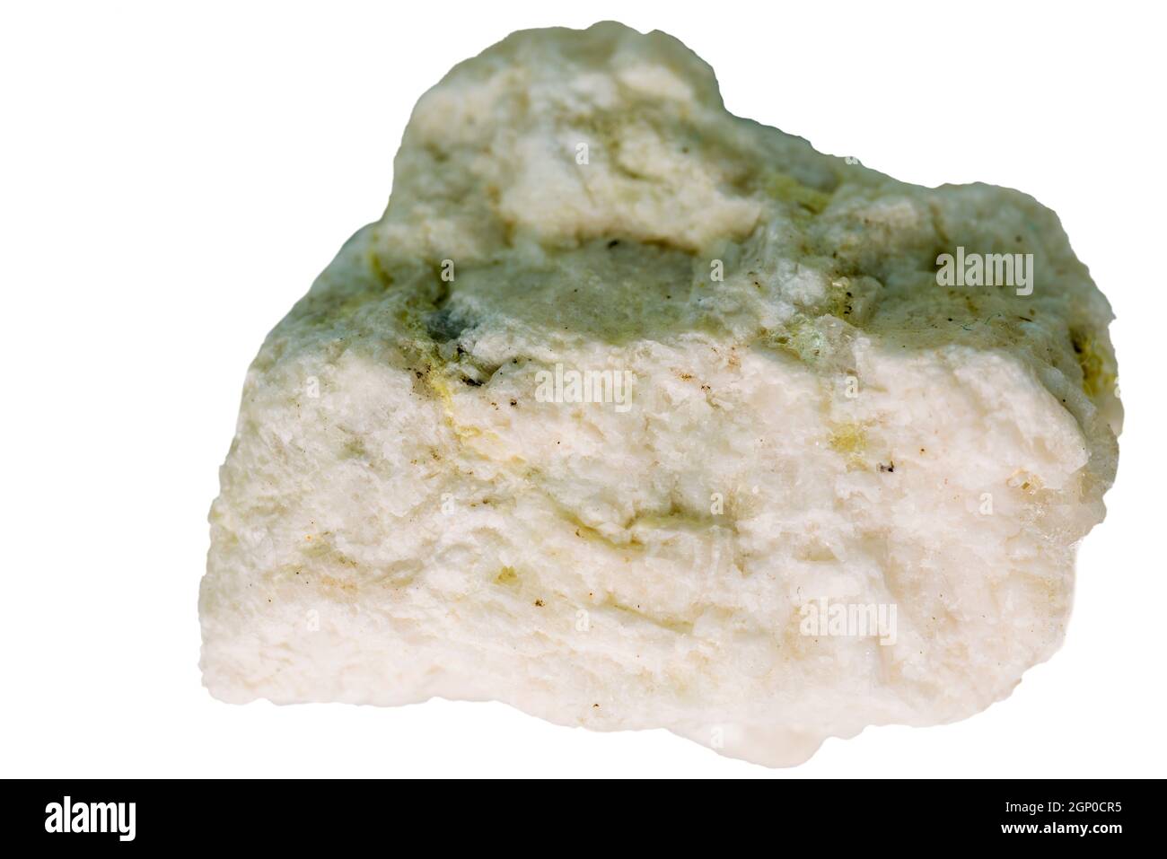 Feldspar, closeup of the mineral cut out on a white background Stock ...
