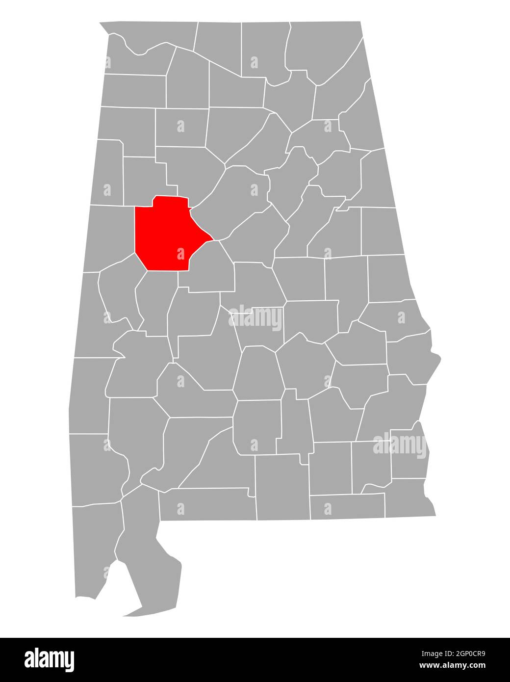Map of tuscaloosa hi-res stock photography and images - Alamy