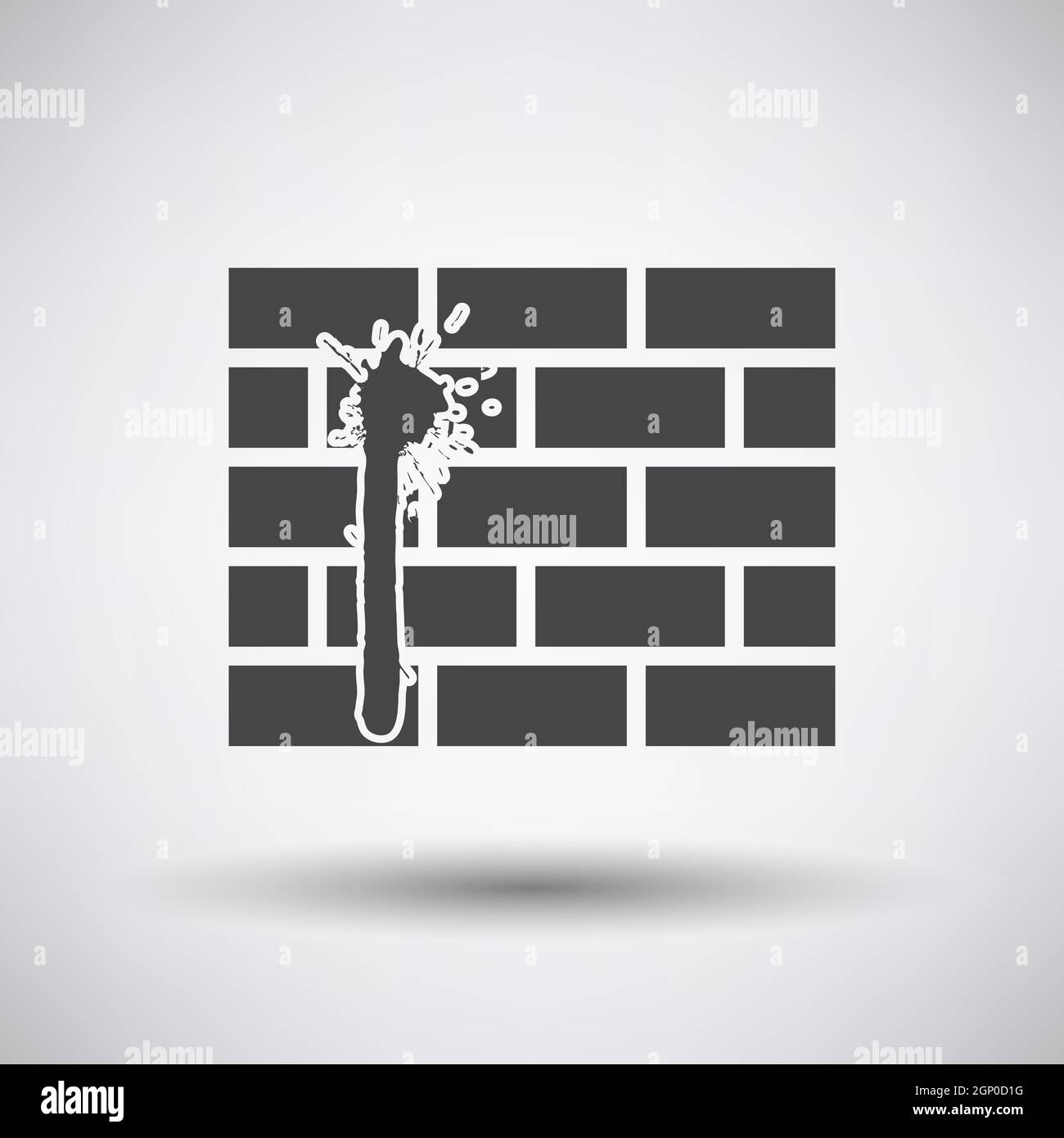 Gray brick background Stock Vector Images - Alamy