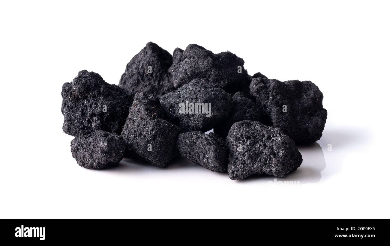 Coke Coal isolated on white background Stock Photo - Alamy