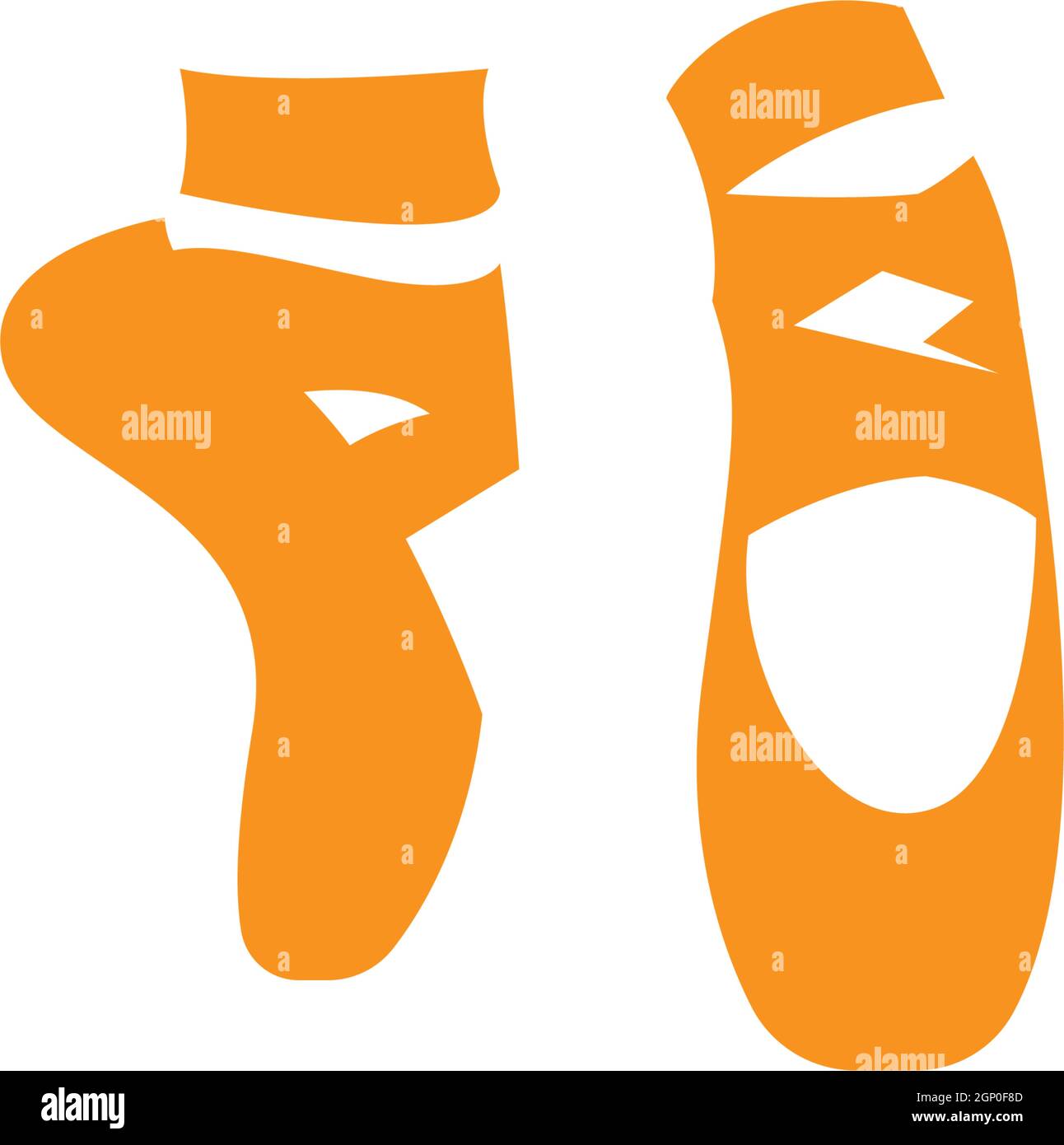 Ballerina shoe , ballet shoe logo icon design vector Stock Vector Image ...