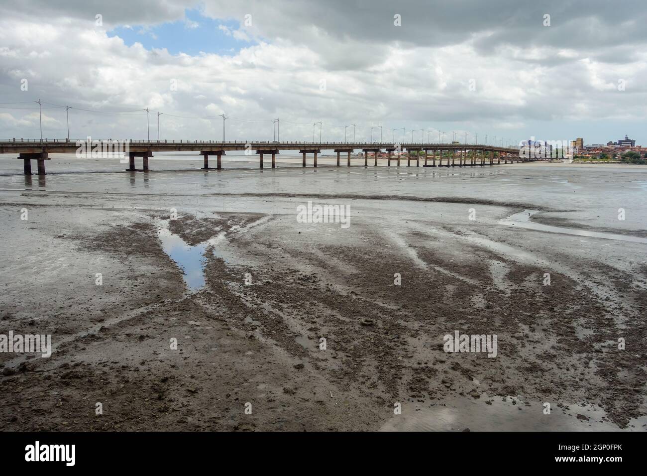 Bridge across the river at Sao Luis, Brazil Stock Photo - Alamy