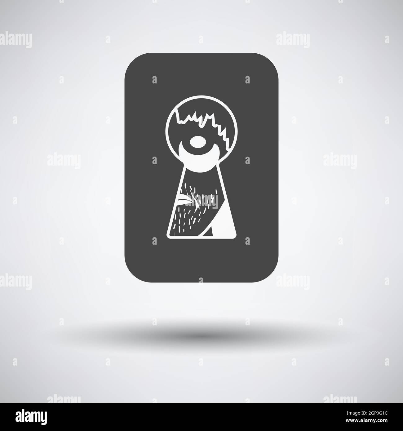 Door peephole Stock Vector Images - Alamy