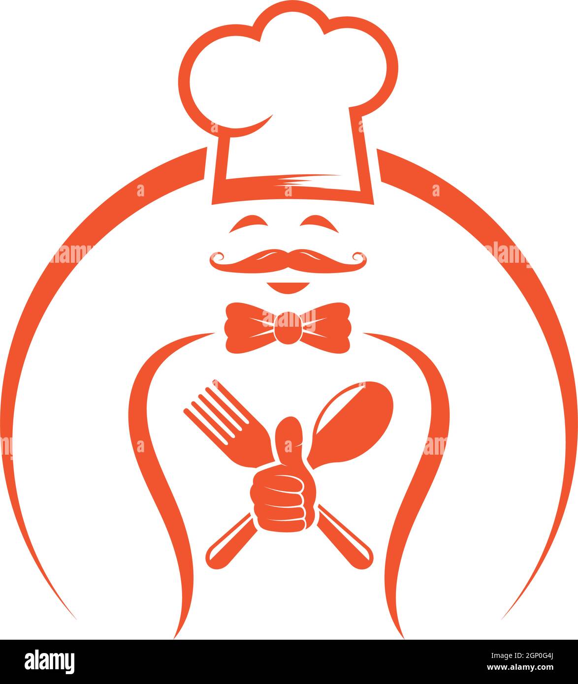 Cooking chef hat spatula Stock Vector Images - Alamy