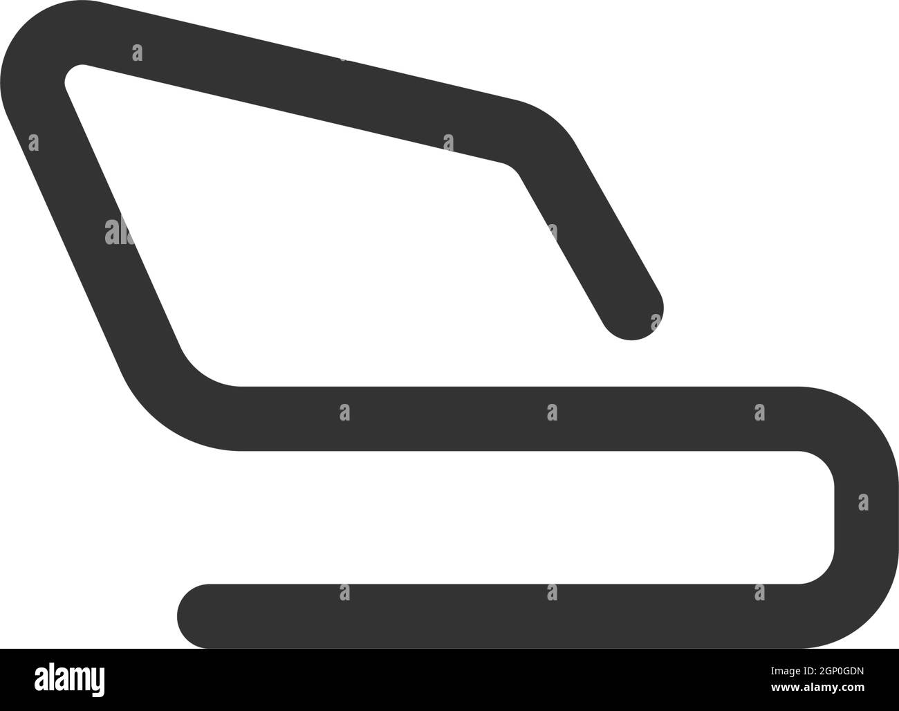 Flat design icon classic Black and White Stock Photos & Images - Alamy