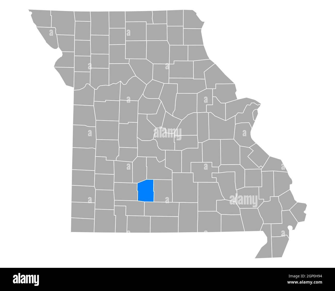 Map of Webster in Missouri Stock Photo - Alamy