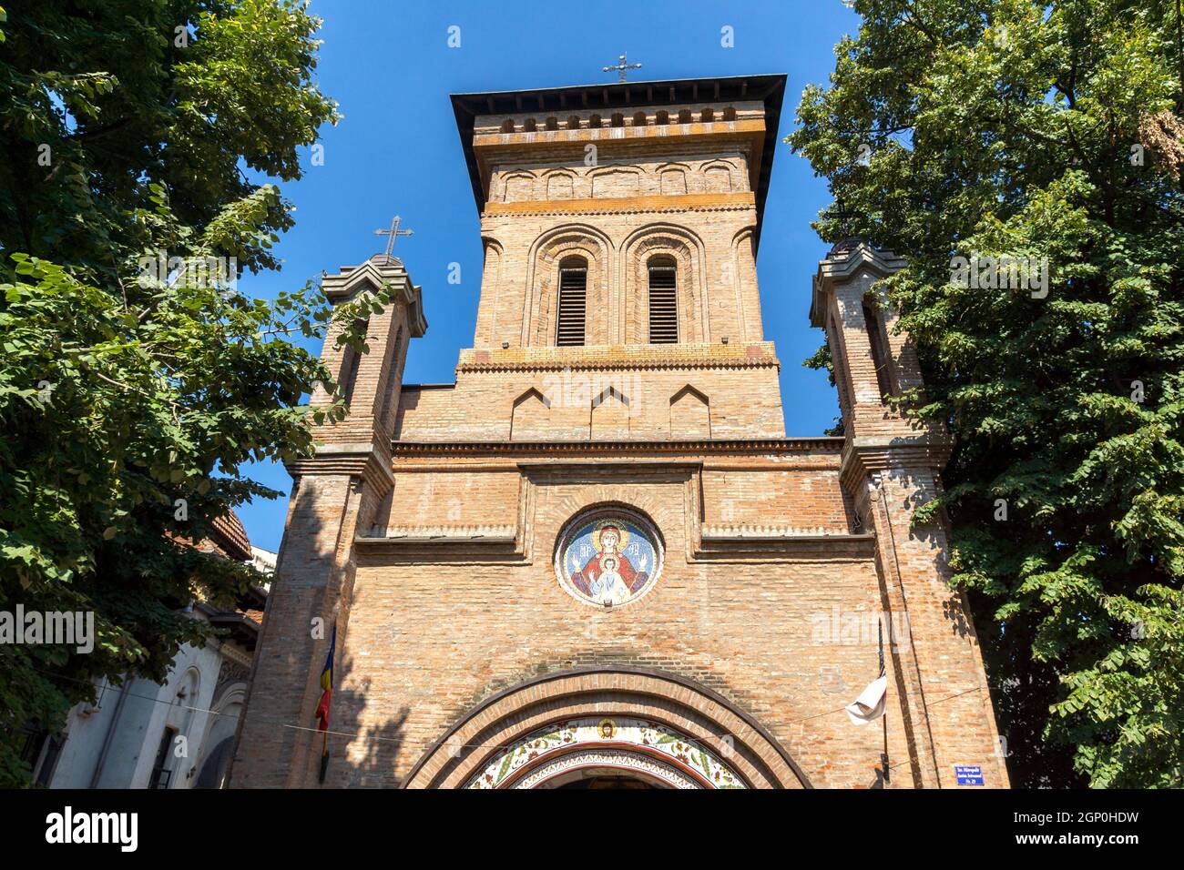 BUCHAREST, ROMANIA - AUGUST 16, 2021: Medieval Antim monastery of All ...