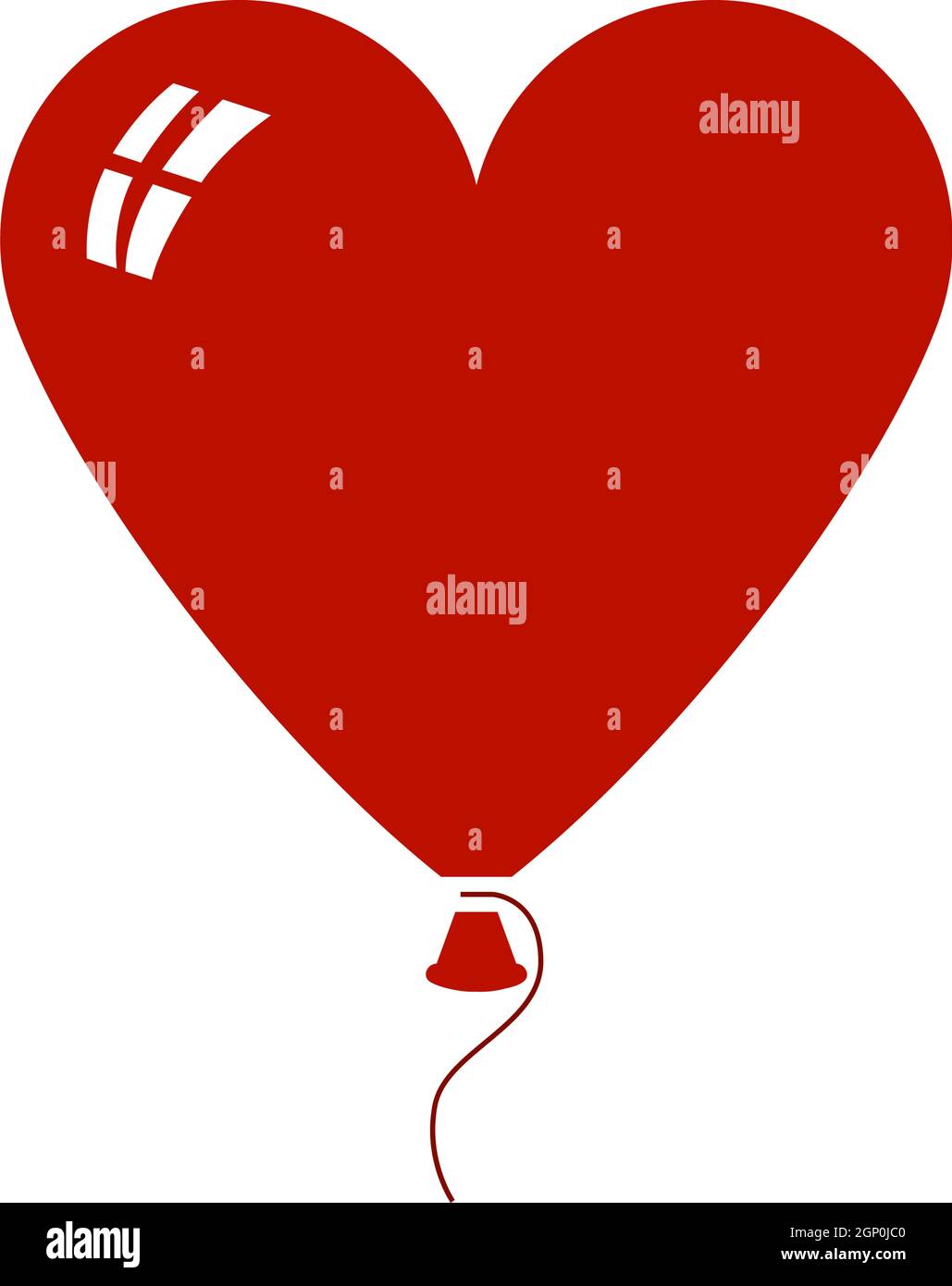 Heart balloon isolated Stock Vector Images - Alamy