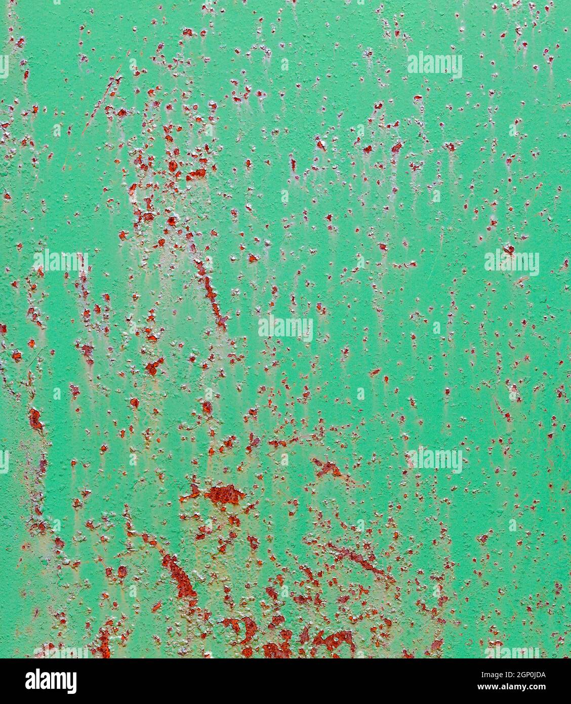 Green old painted metal texture. Close up Stock Photo - Alamy