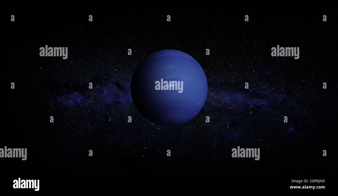 Neptune on space background. Elements of this image furnished by NASA ...