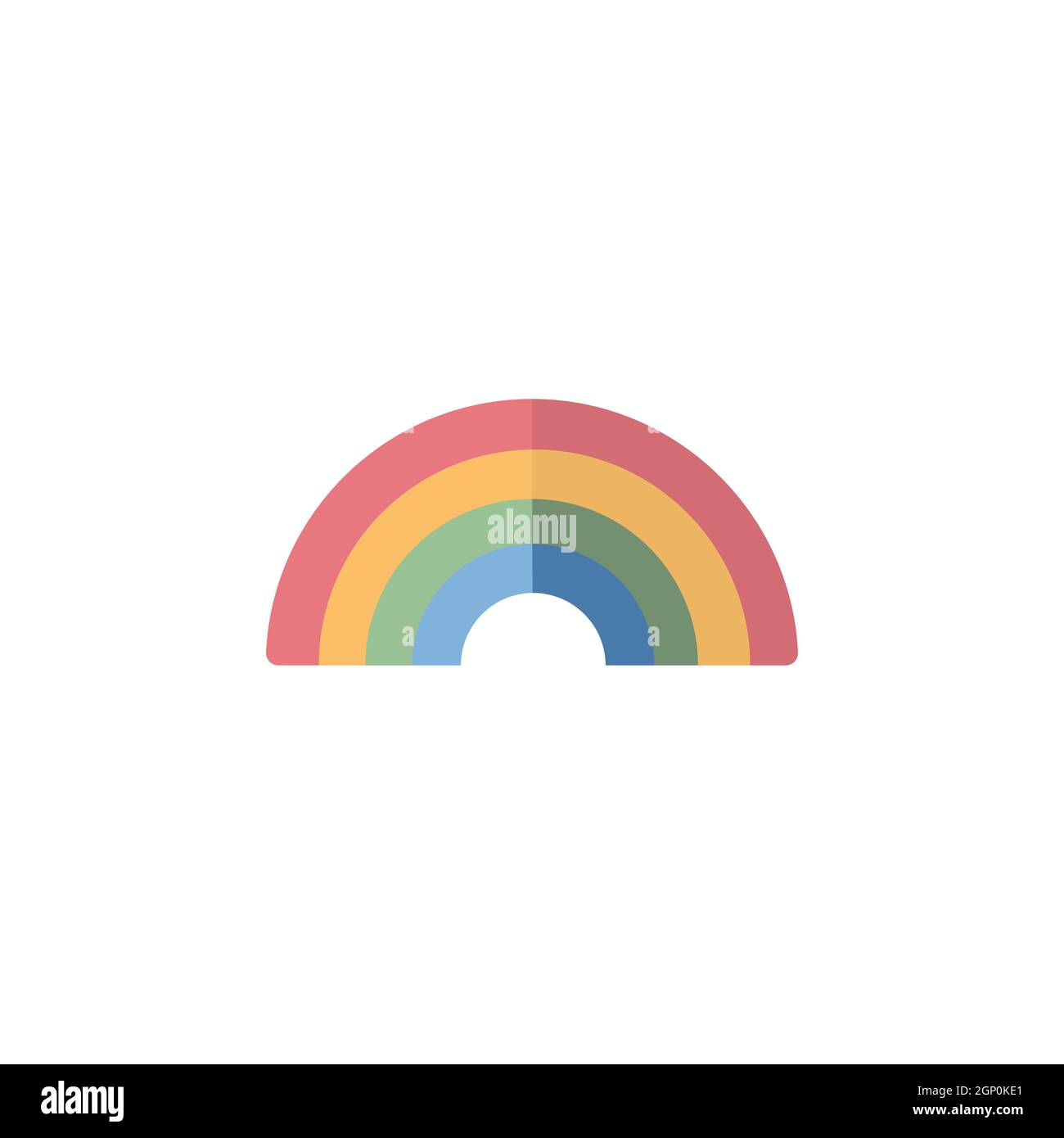 Rainbow flat hi-res stock photography and images - Alamy