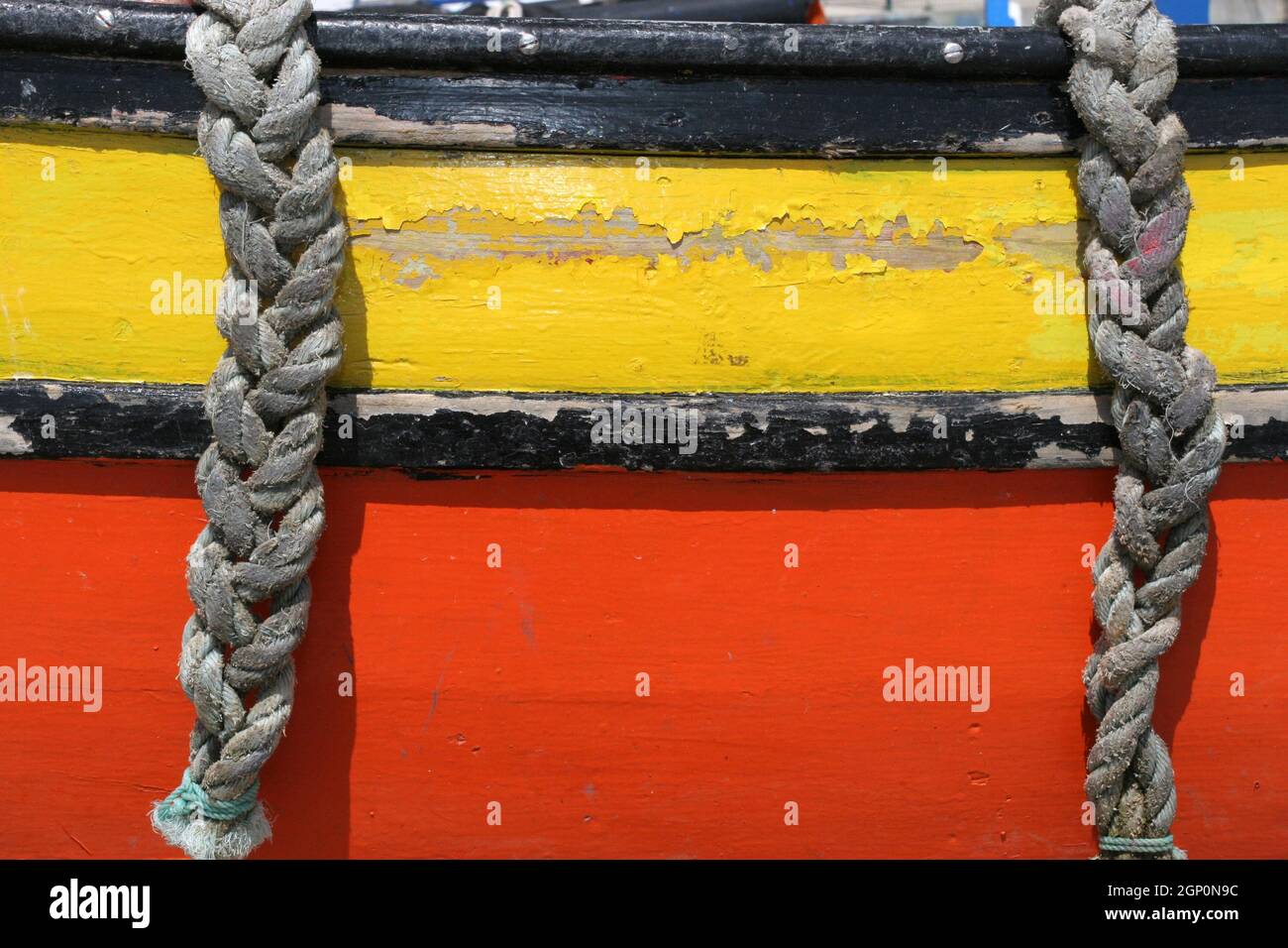 Two boat tie up hi-res stock photography and images - Alamy