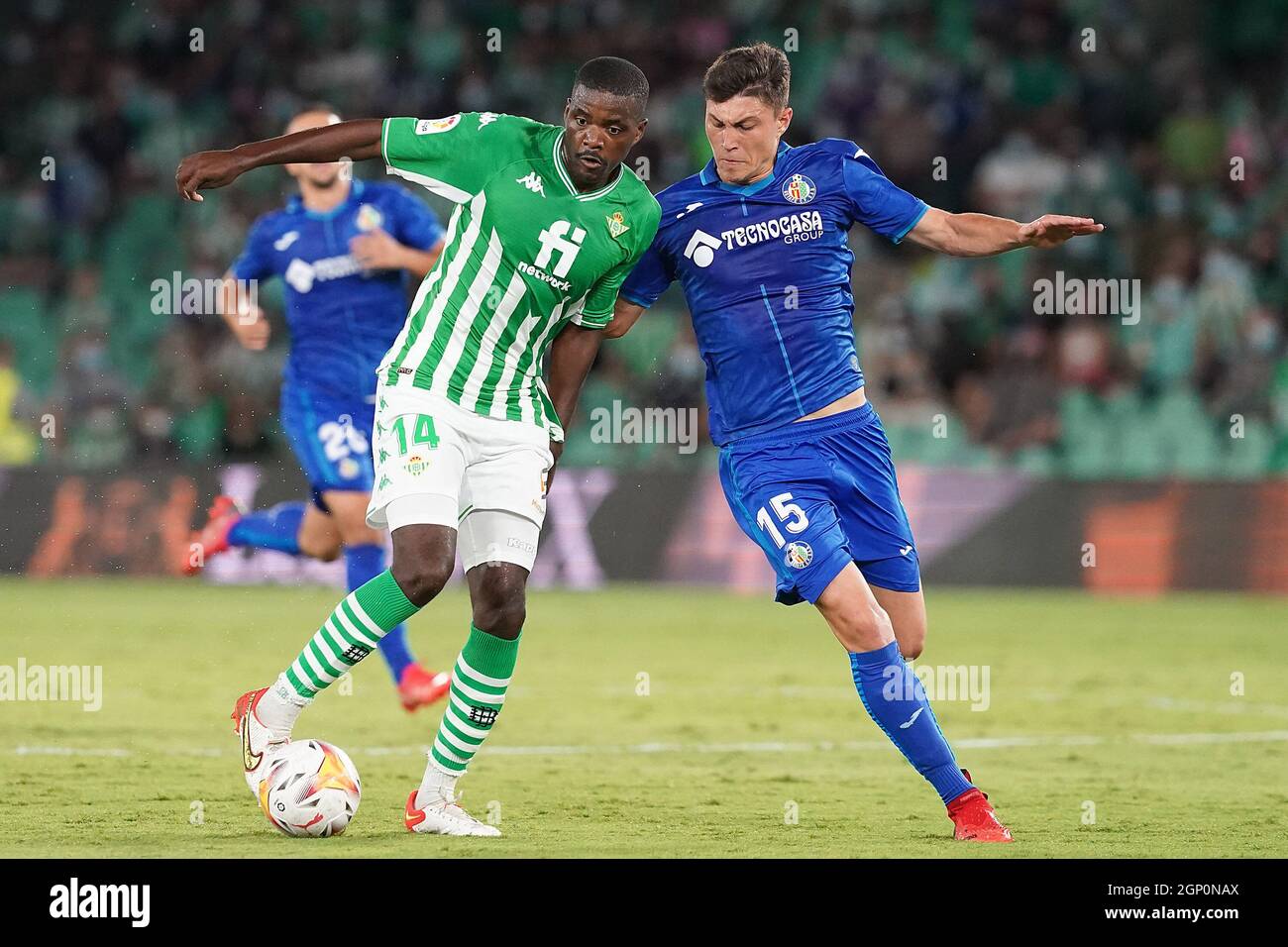 Sevilla, Spain - Real Betis Balompie's William Carvalho (l) and Getafe ...