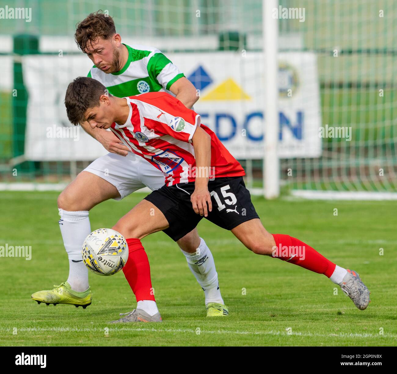 25 September 2021. Buckie Thistle FC, Victoria park, Midmar Street ...