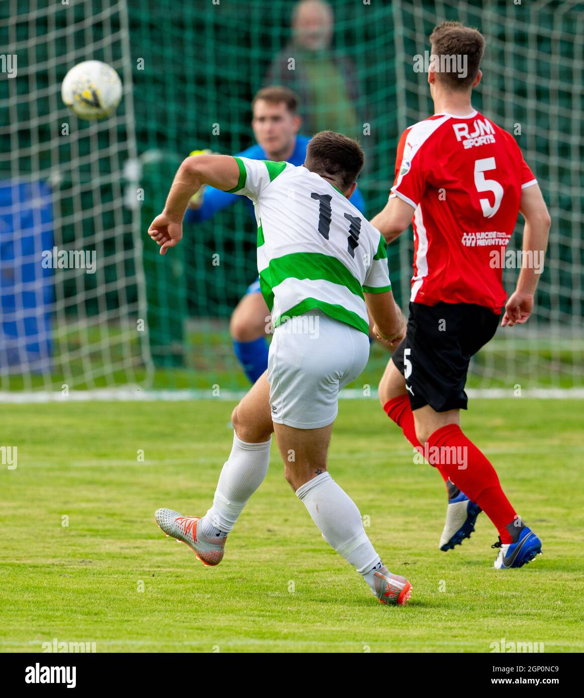 25 September 2021. Buckie Thistle FC, Victoria park, Midmar Street ...