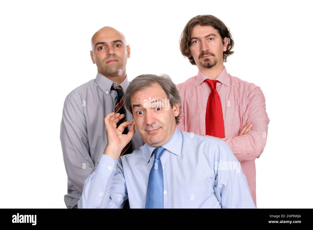 Business team, isolated in white background Stock Photo - Alamy