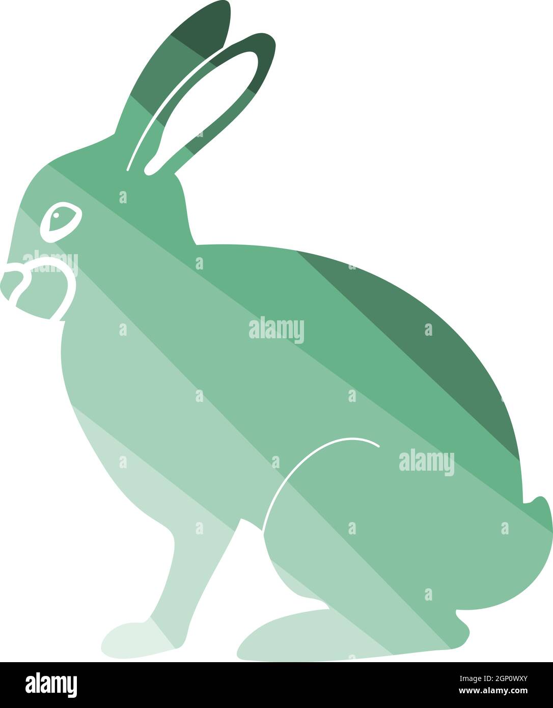 Easter Rabbit Icon Stock Vector Image & Art - Alamy