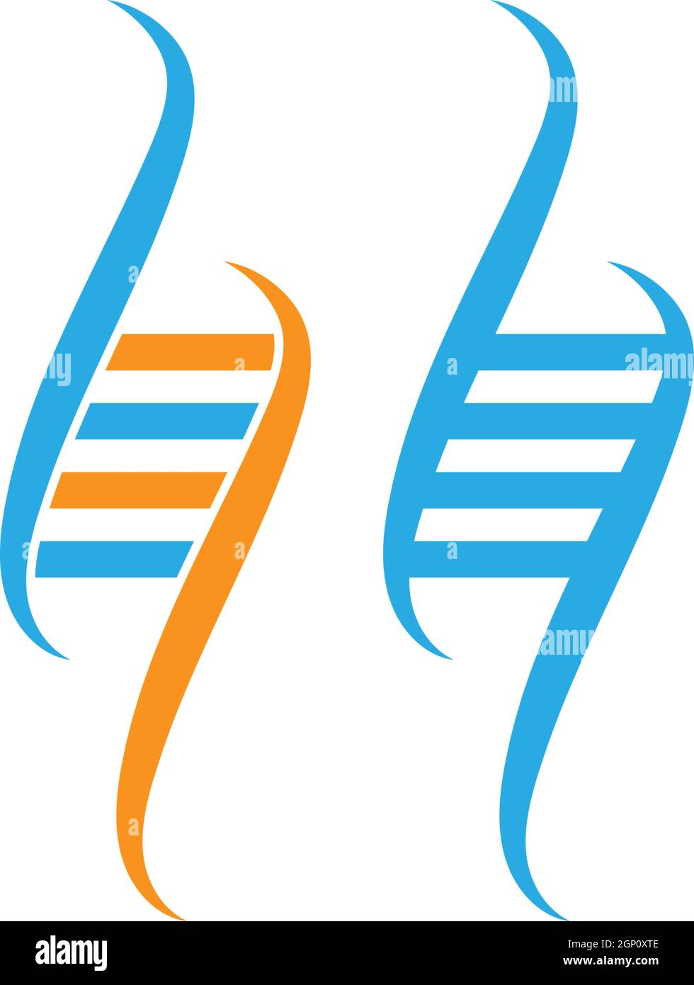 DNA,Genetic sign logo icon design vector Stock Vector Image & Art - Alamy