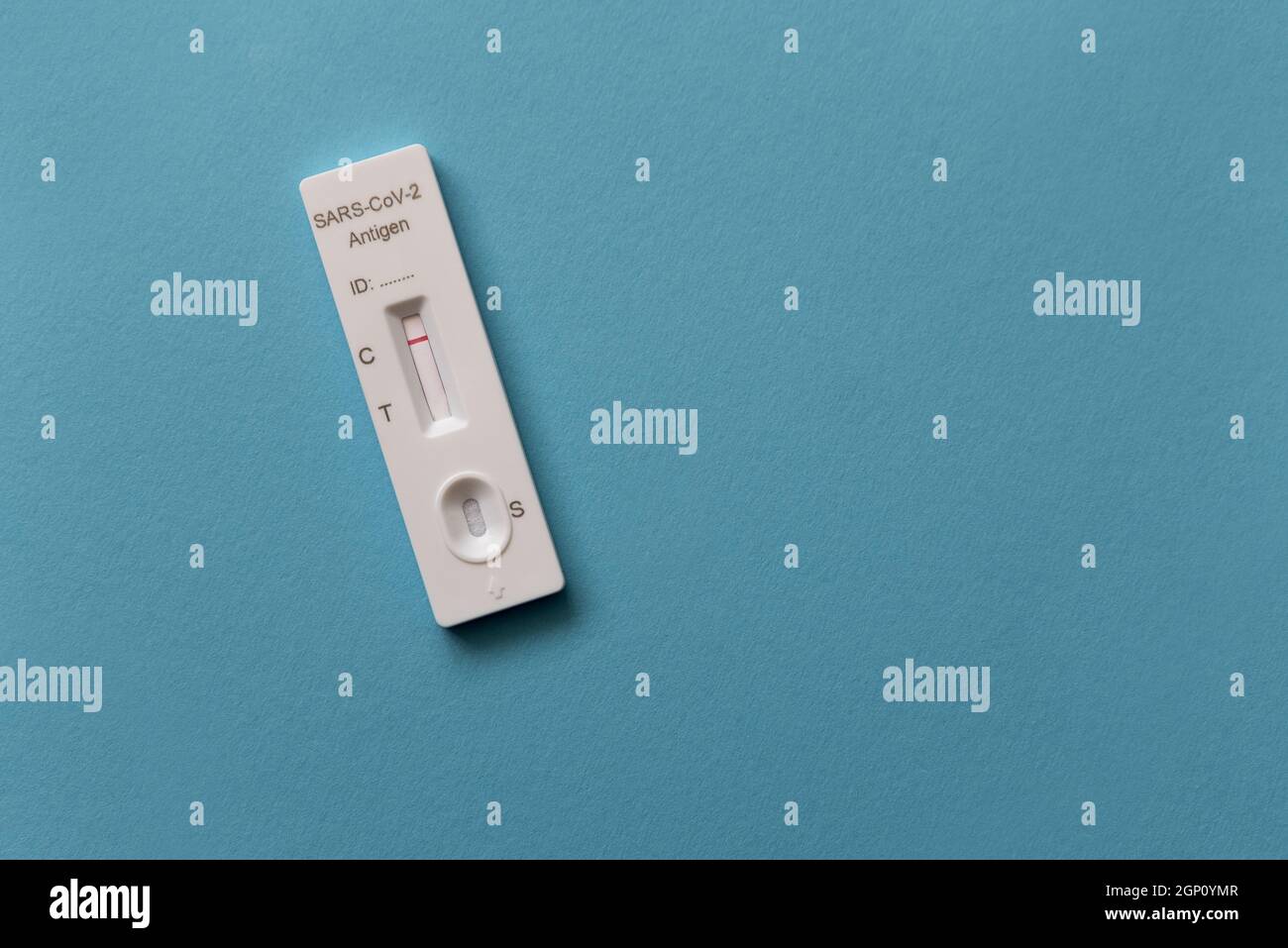 Negative test result by using rapid test device for COVID-19 Stock ...
