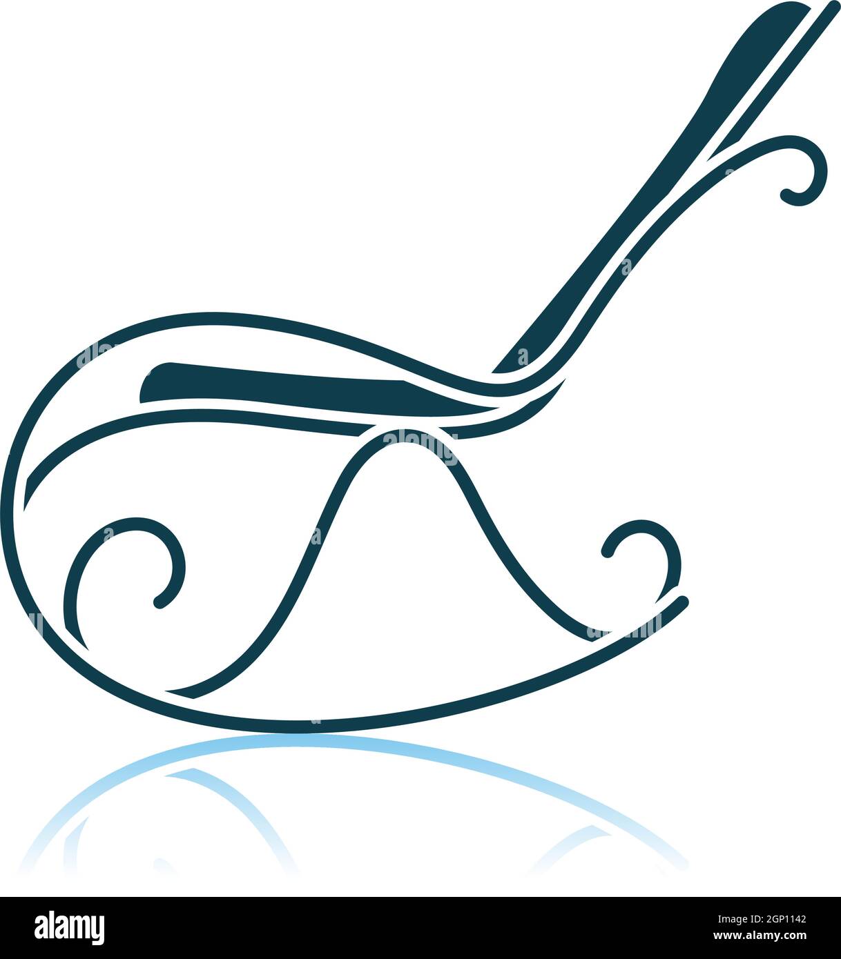 Vintage wooden rocking chair Cut Out Stock Images & Pictures - Alamy