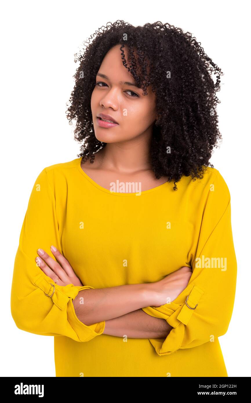 African woman screaming stress hi-res stock photography and images - Alamy