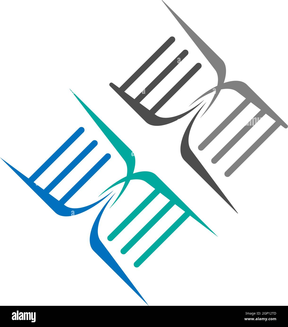 DNA,Genetic sign logo icon design vector Stock Vector Image & Art - Alamy