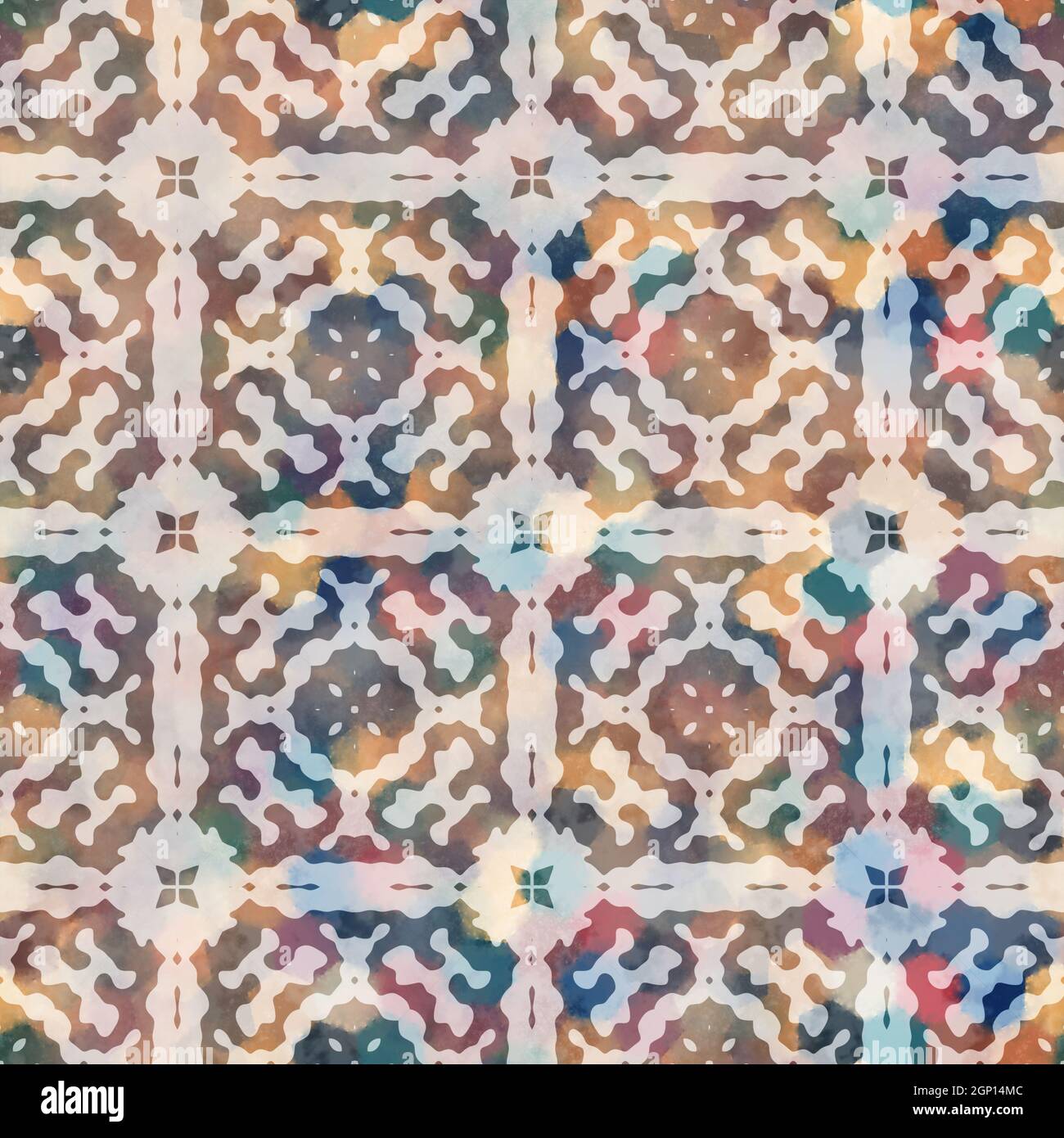 Seamless white on color interior wall tile style surface pattern design ...