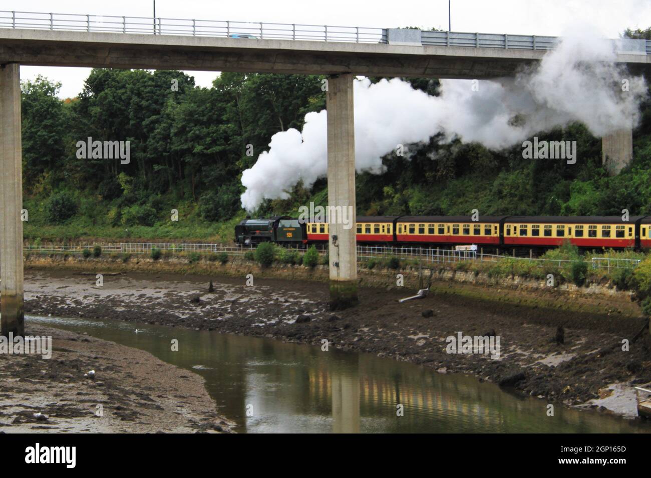 Whitby Steam train - England Stock Photo - Alamy