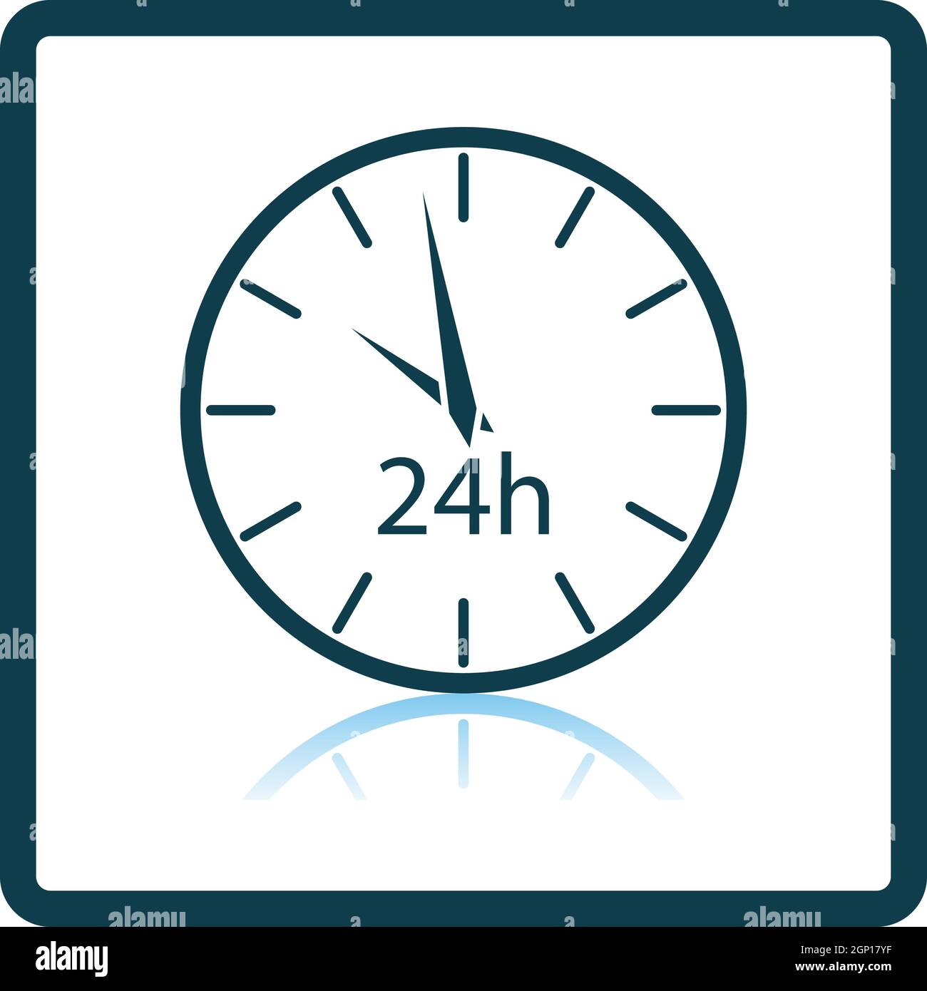 Clock 24 pattern Stock Vector Images - Alamy
