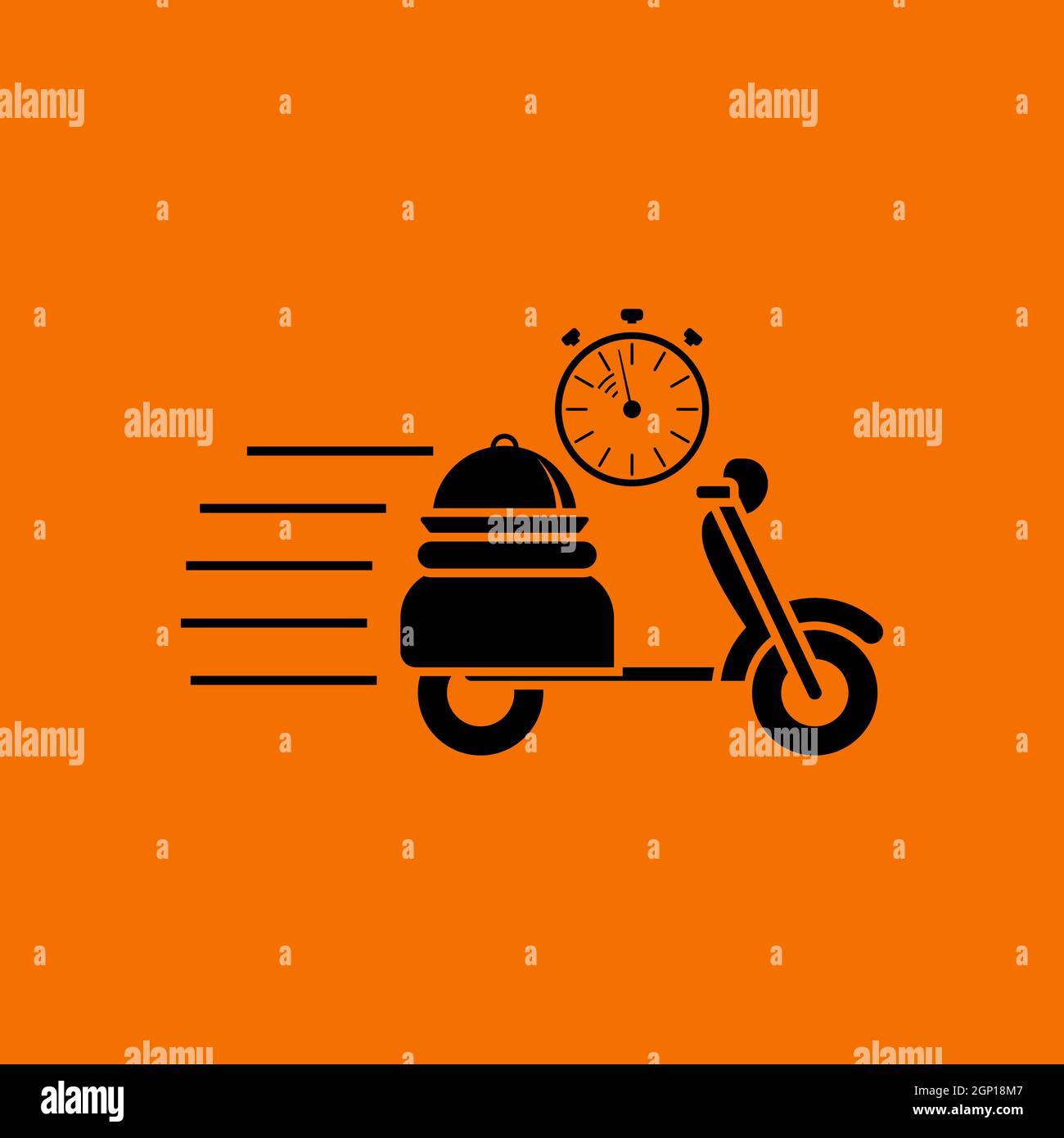 Vector black icon man restaurant Stock Vector Images - Alamy