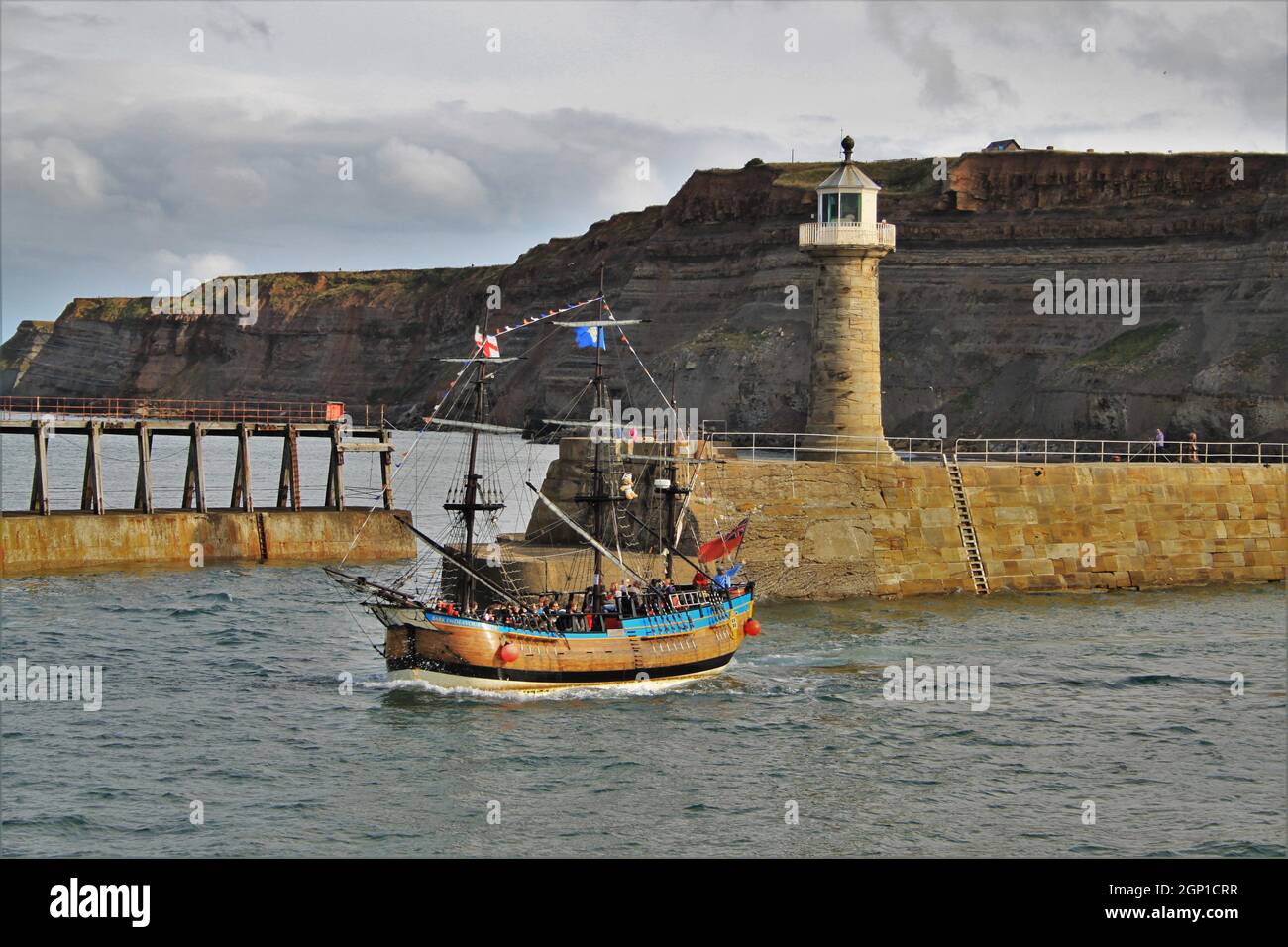 Bark Endeavour - Whitby - England Stock Photo - Alamy