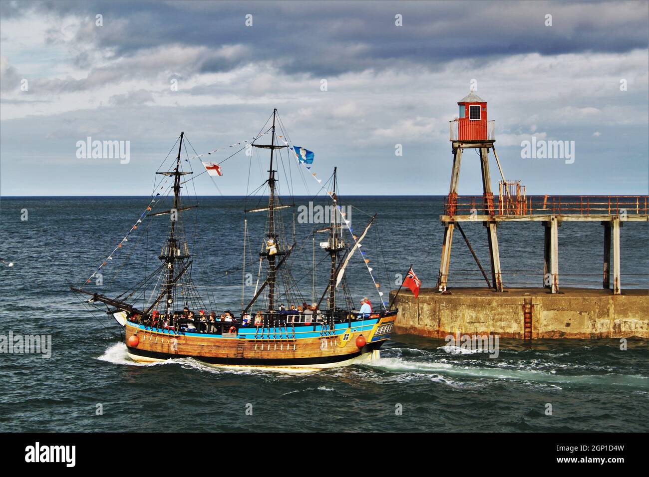 Bark Endeavour - Whitby - England Stock Photo - Alamy