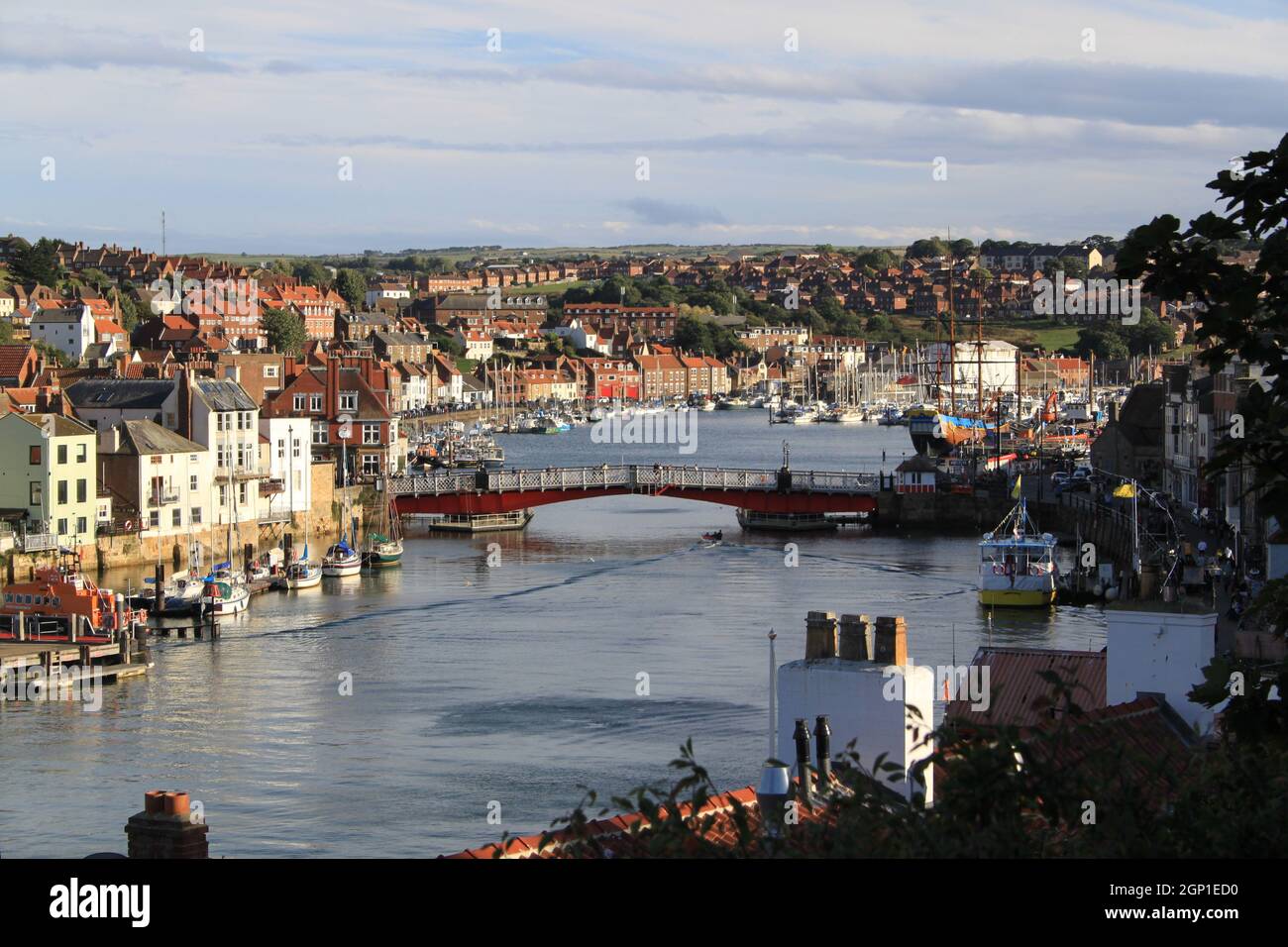 Whitby Swing Bridge - England Stock Photo - Alamy