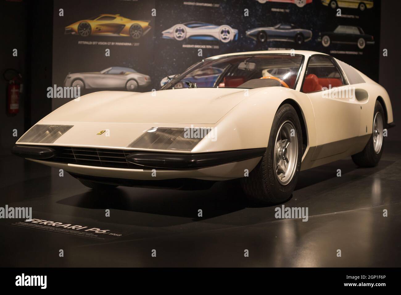 Torino, Italy - August 13, 2021: Ferrari P6 showcased at the National ...