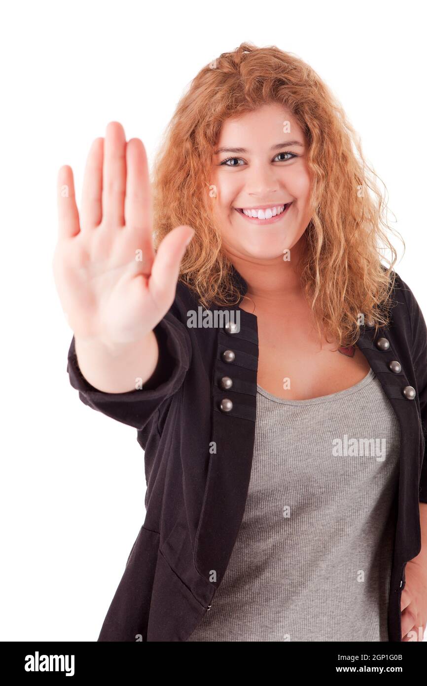Selective focus on stop sign hi-res stock photography and images - Alamy