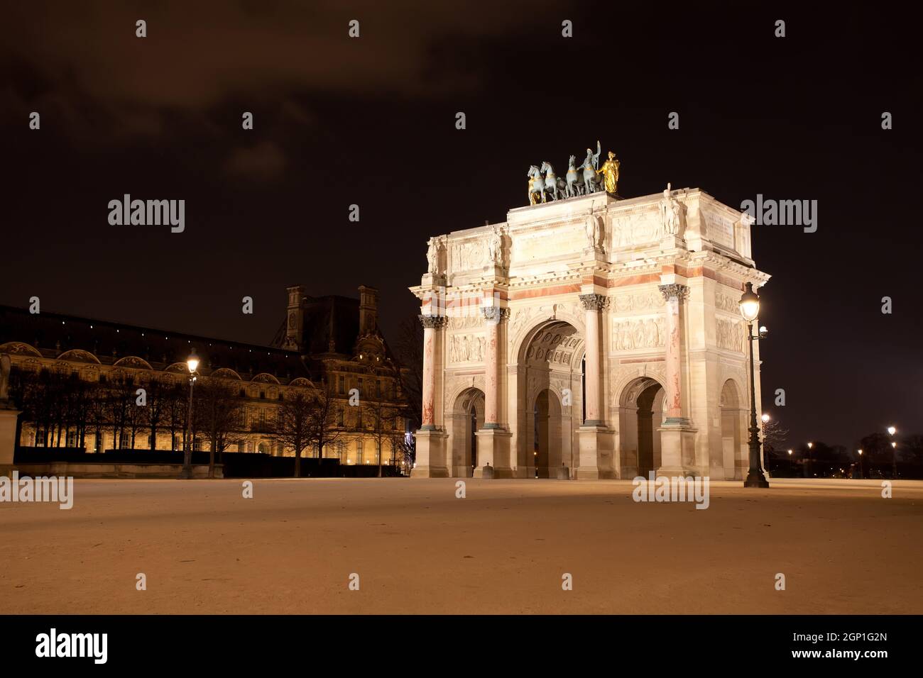 PARIS - December 3: The Louvre Art Museum on Decemver 3, 2010 in Paris ...