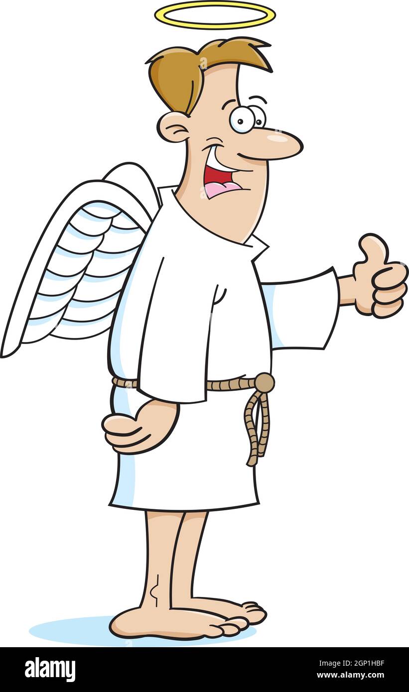 Cartoon illustration of an angel Stock Vector Image & Art - Alamy