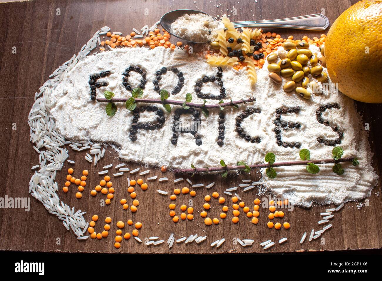 High food prices hi-res stock photography and images - Alamy