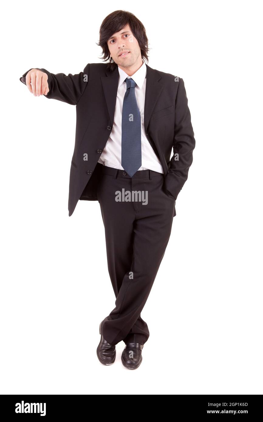 Business man presenting product Cut Out Stock Images & Pictures - Alamy