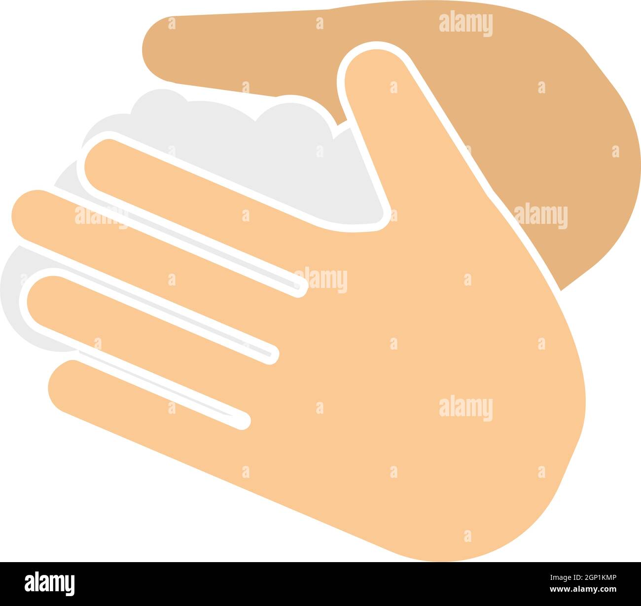 Hand disinfection gel sign Stock Vector Images - Alamy