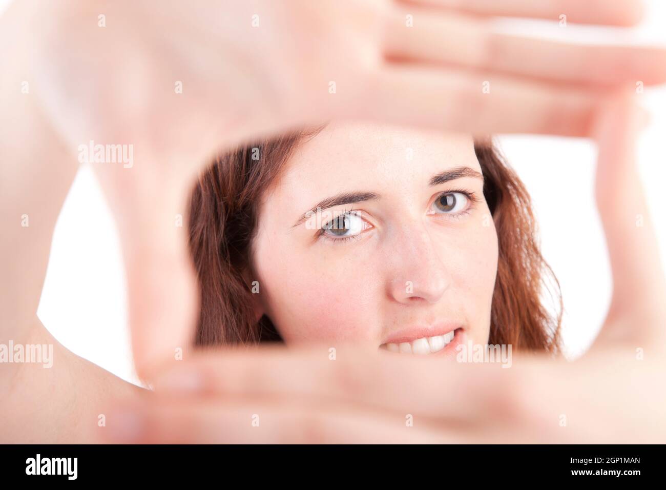 Framing hand hi-res stock photography and images - Alamy