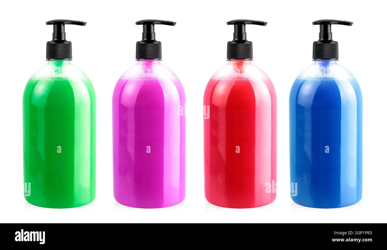 Liquid container for gel, lotion, cream, shampoo, bath from pink ...