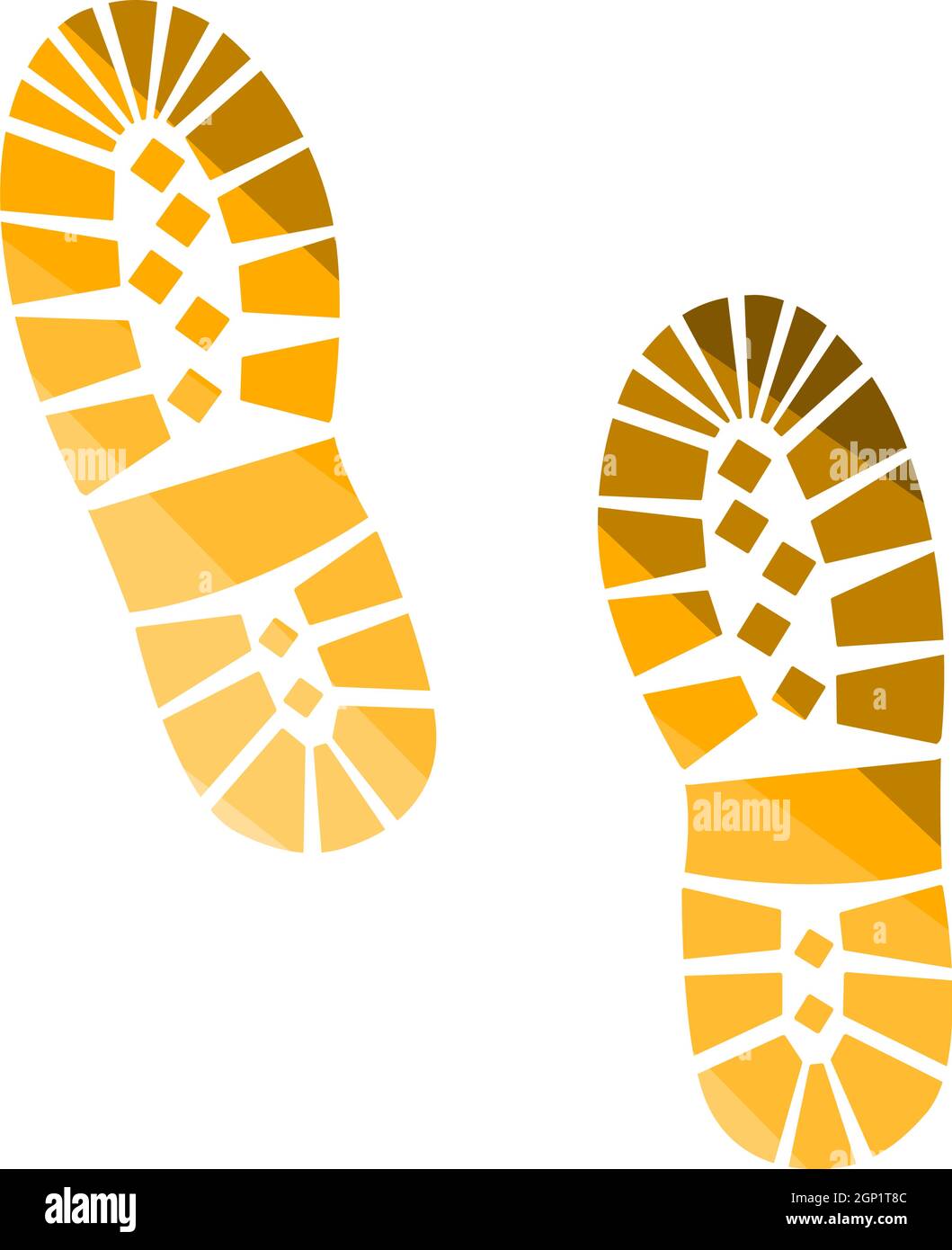 Boot Print Icon Stock Vector Image & Art - Alamy