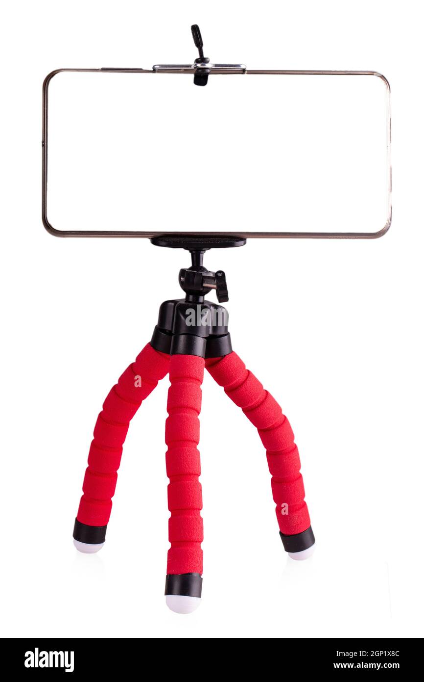 Empty stage red background Cut Out Stock Images & Pictures - Alamy