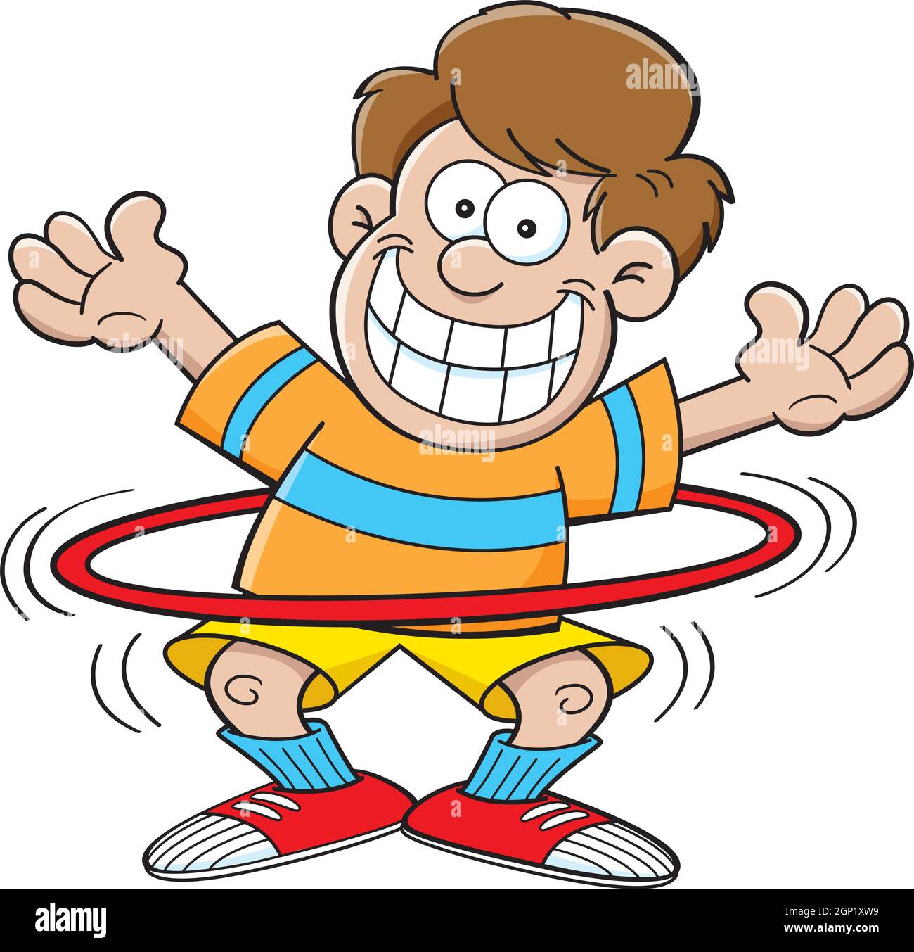 Boy twirling Stock Vector Images - Alamy